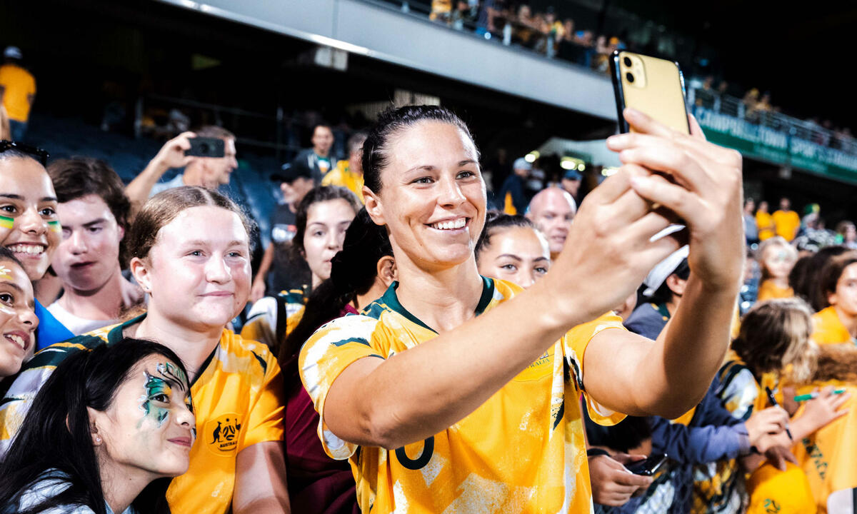 Gallery: Green and Gold faithful celebrate Westfield Matildas' victory ...